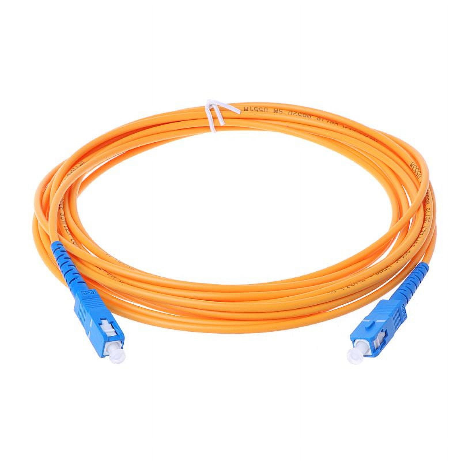 Qisuw SC/UPC-SC/UPC-SM 3mm Fiber Optic Jumper Cable Single Mode E ...