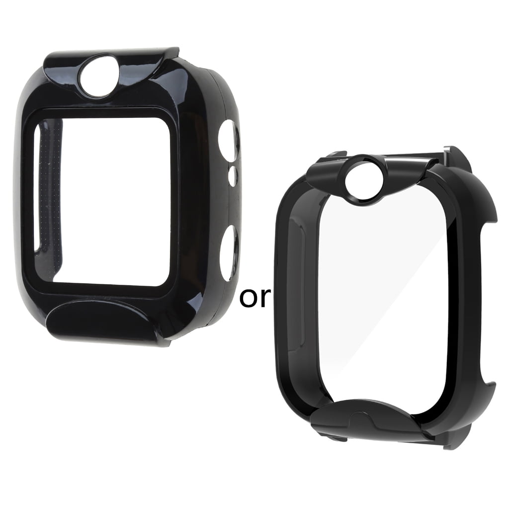 Qisuw Smartwatch Protect Tempered-Glass Film Hard PC Cover Compatible ...