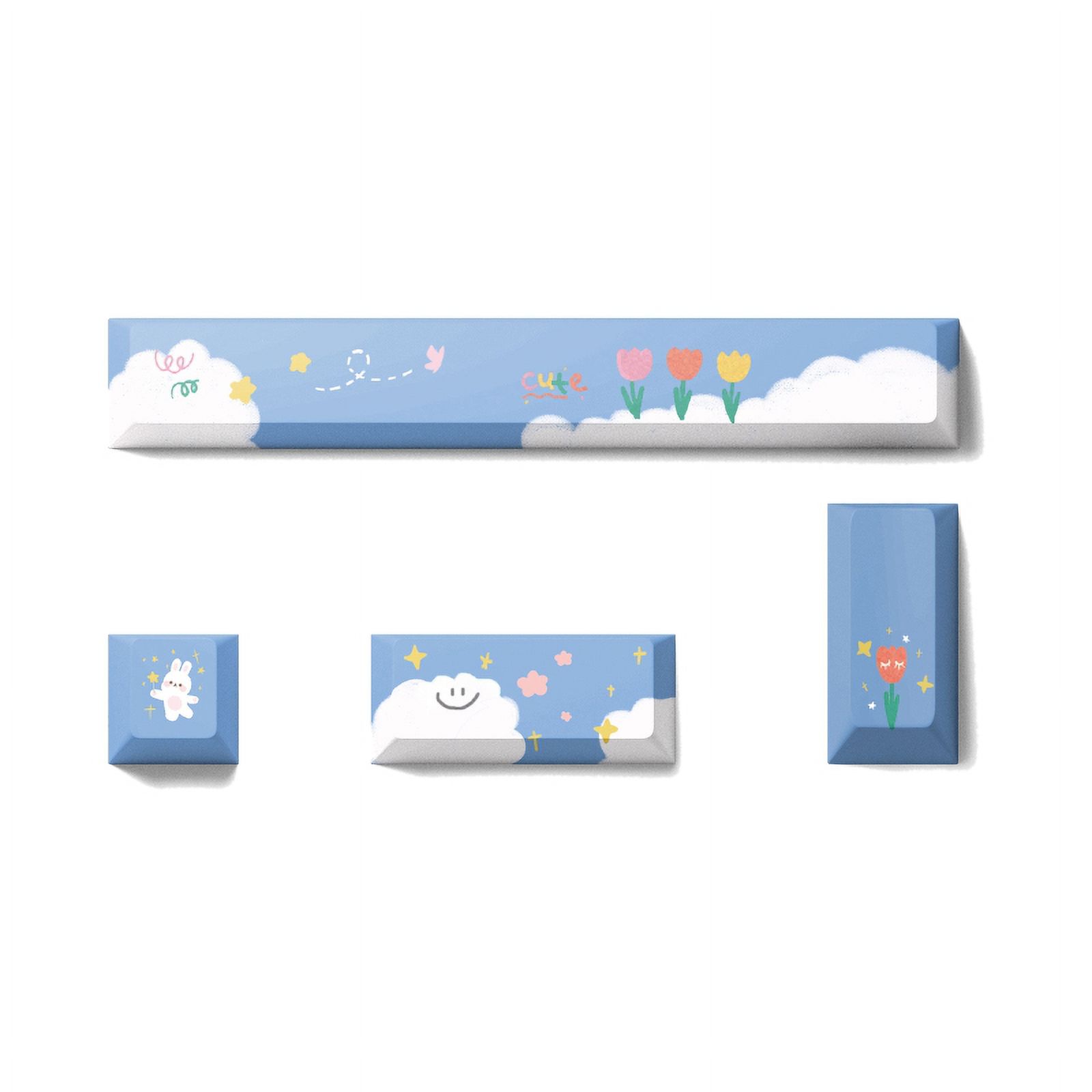 Qisuw Space ESC Enter Keys Keycaps Dye Sublimation Personalized PBT ...