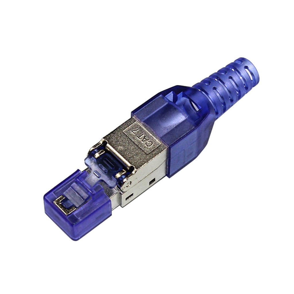 Qisuw Tool-Free Shielded Crystal for Head RJ45 for Cat 7 Termination ...