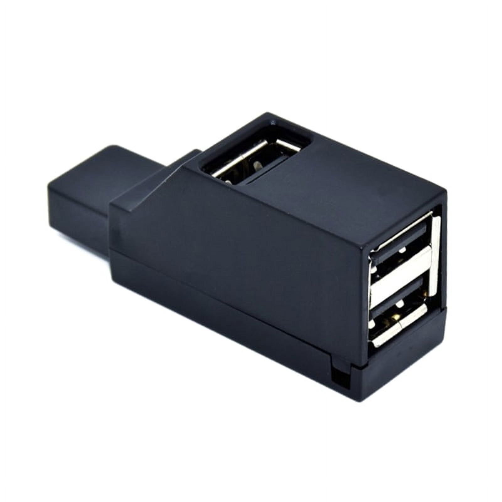 Qisuw USB 2.0 Hub 1 to 3 USB2.0 Adapter Plug Computer USB 2.0 HUB Extender Three In One Splitter ...