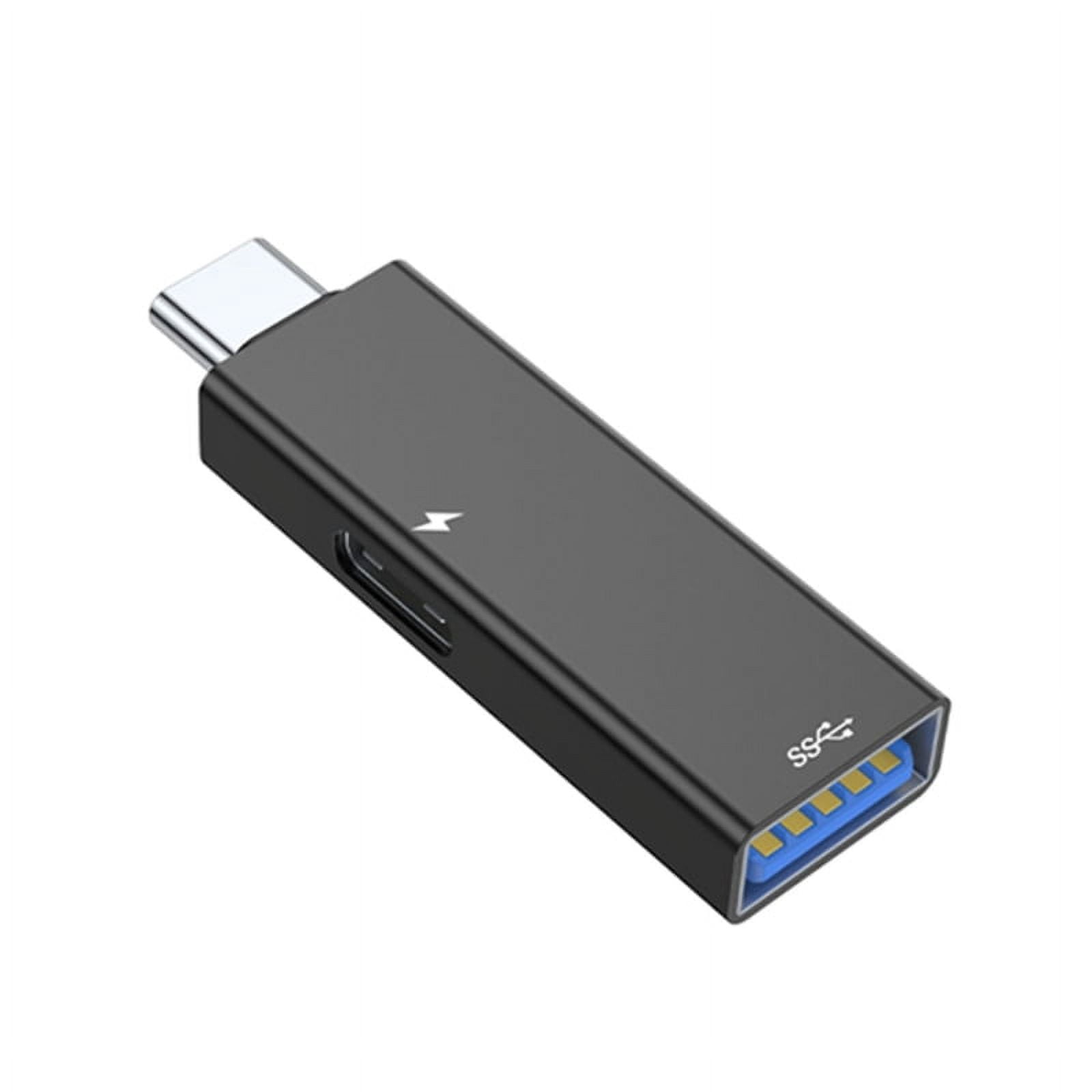 Qisuw USB Type C to USB Female + Type C Female (Power Supply) for ...