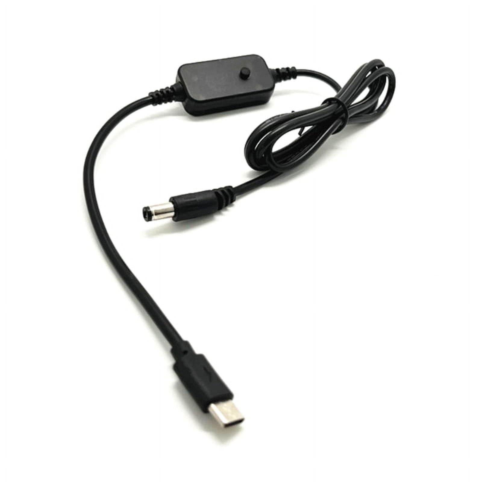 Qisuw USB TypeC PD to DC5521 Power Cable 5V9V12V15V20V Adjustable with ...