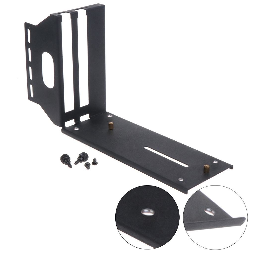 Qisuw Vertical GPU Bracket PCI-E Graphics Card Vertical Install Holder ...