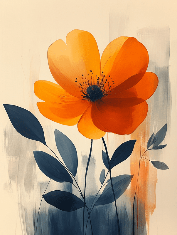 Qisvanset 12x16 Inch Framed Canvas Wall Art Psalm Watercolor Floral ...