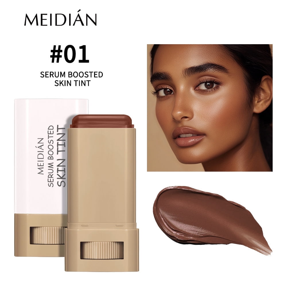 Qiuduijai METinted Moisturizer Stick, Solid Serum For Boost Skin Tint, Tinted Foundation Stick ...