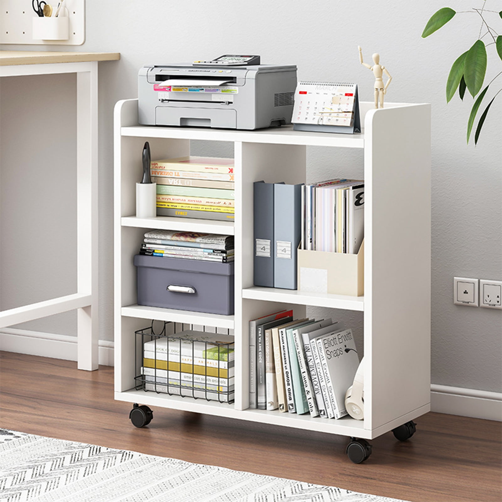Qiuikloi File Storage Cabine for Office, Storage Cabinet with Shelves ...