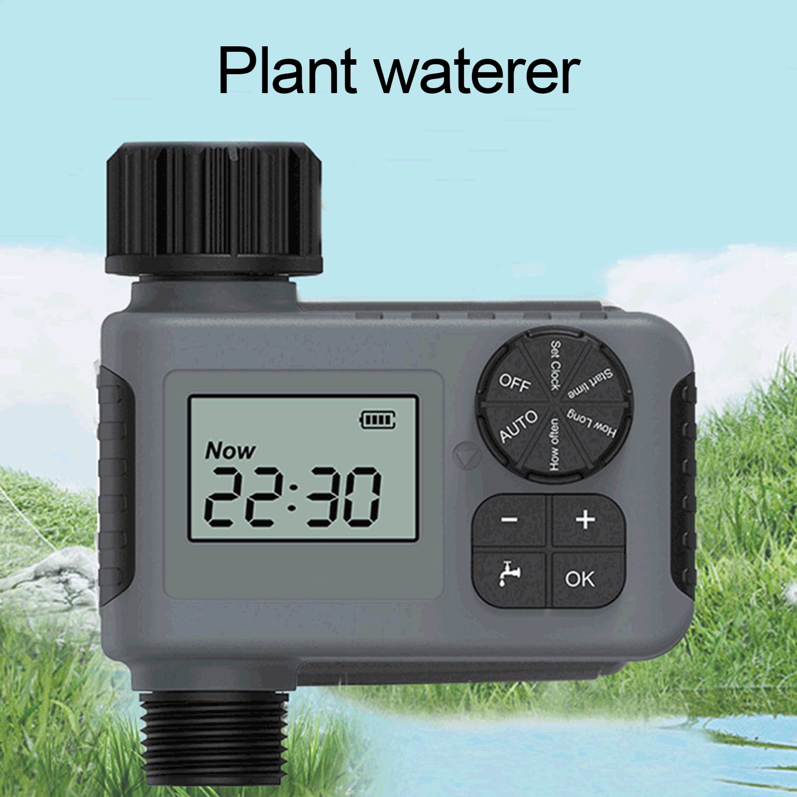 Qiuikloi Water Timer for Garden Hose - Sprinkler Timer Rain Delay ...