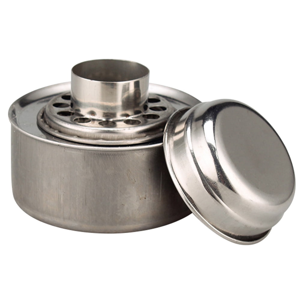 Qius 1 Set Fuel Holder Stainless Steel Fuel Box Alcohol Burner Alcohol ...