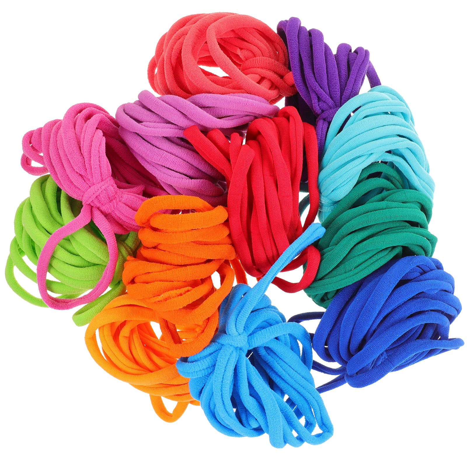 Oecoator 192pcs Potholder Weaving Loom Multicolored Elastic Loom Bands ...