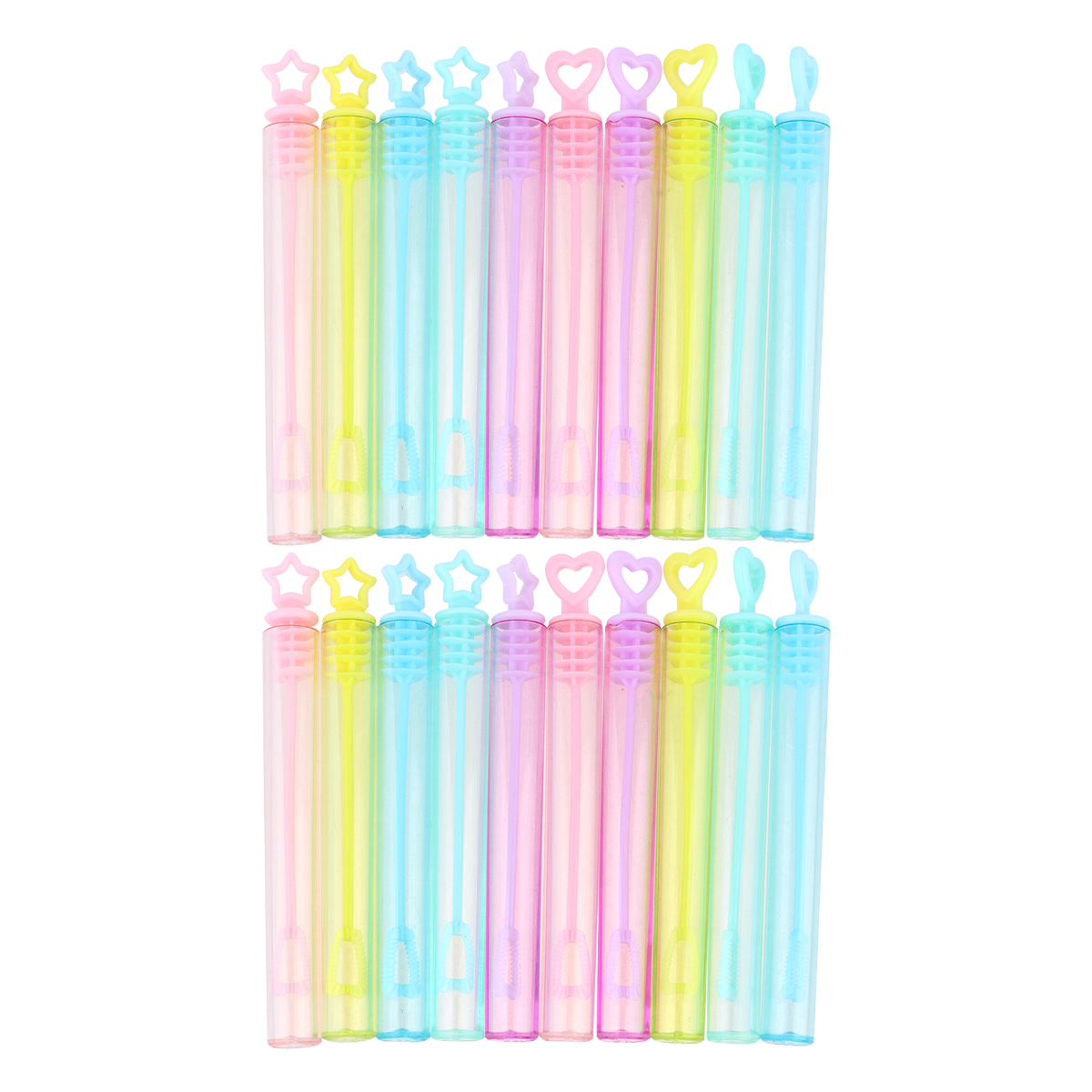 Qius 30pcs Bubble Stick Empty Bottles Mini Bubble Wand Container Tubes ...