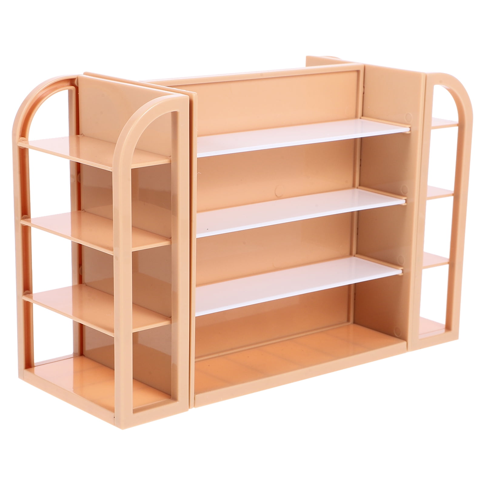 Qius Cute Mini House Shelf Model Miniature Shop Storage Rack Doll House ...