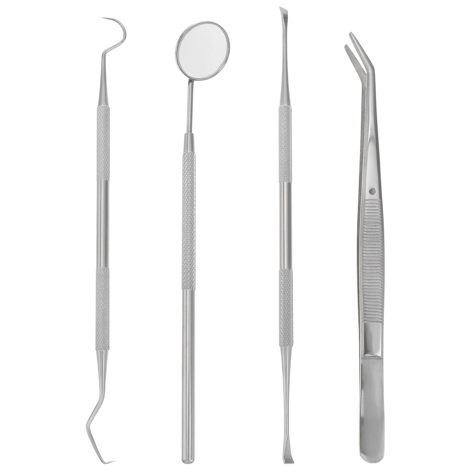 Qiushaoyue 1 Set of 4pcs Oral Cleaning Tools Stainless Steel Teeth ...