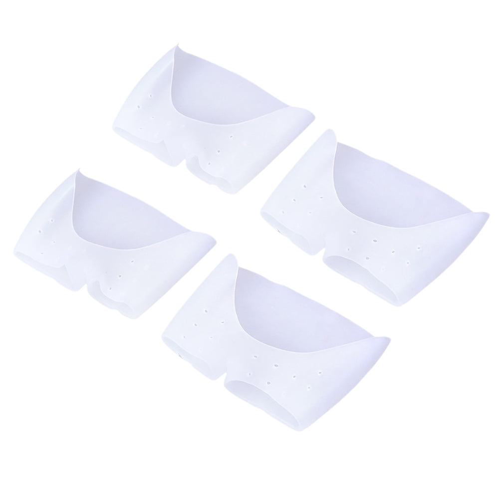 NIYANGLE SEBS Toe Cover White 2 Pair 3.1 x 2.6 x 0.2in - Walmart.com