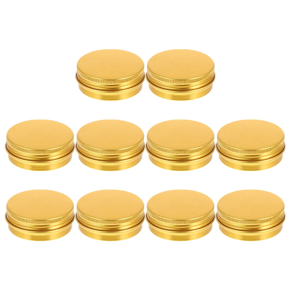 Qiushaoyue 20Pcs Aluminium Tin Cans Refillable Cosmetics Boxes 60ML ...