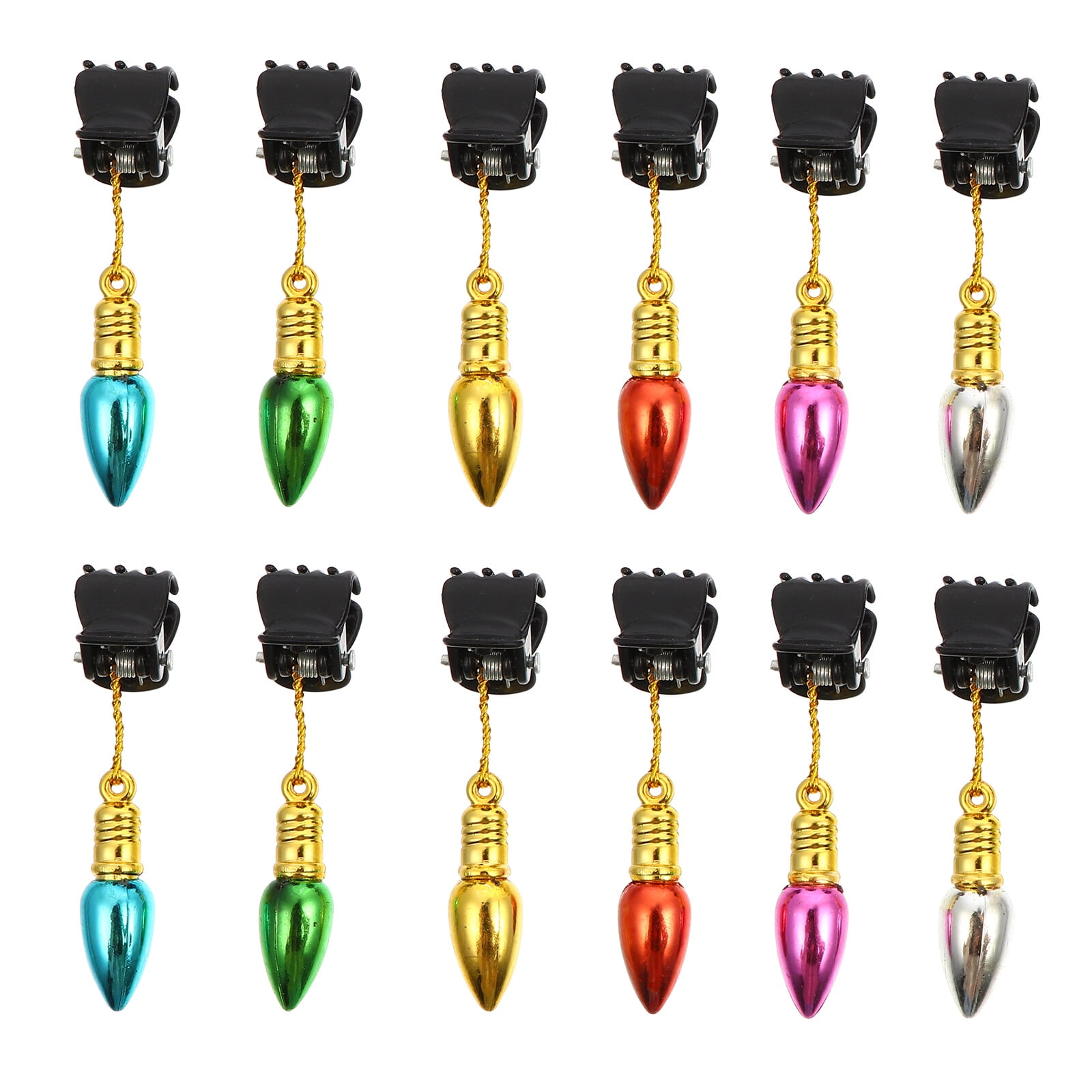 Qiushaoyue 24pcs Whisker Clips Bell Beard Pendant Clip Beard Ornaments ...