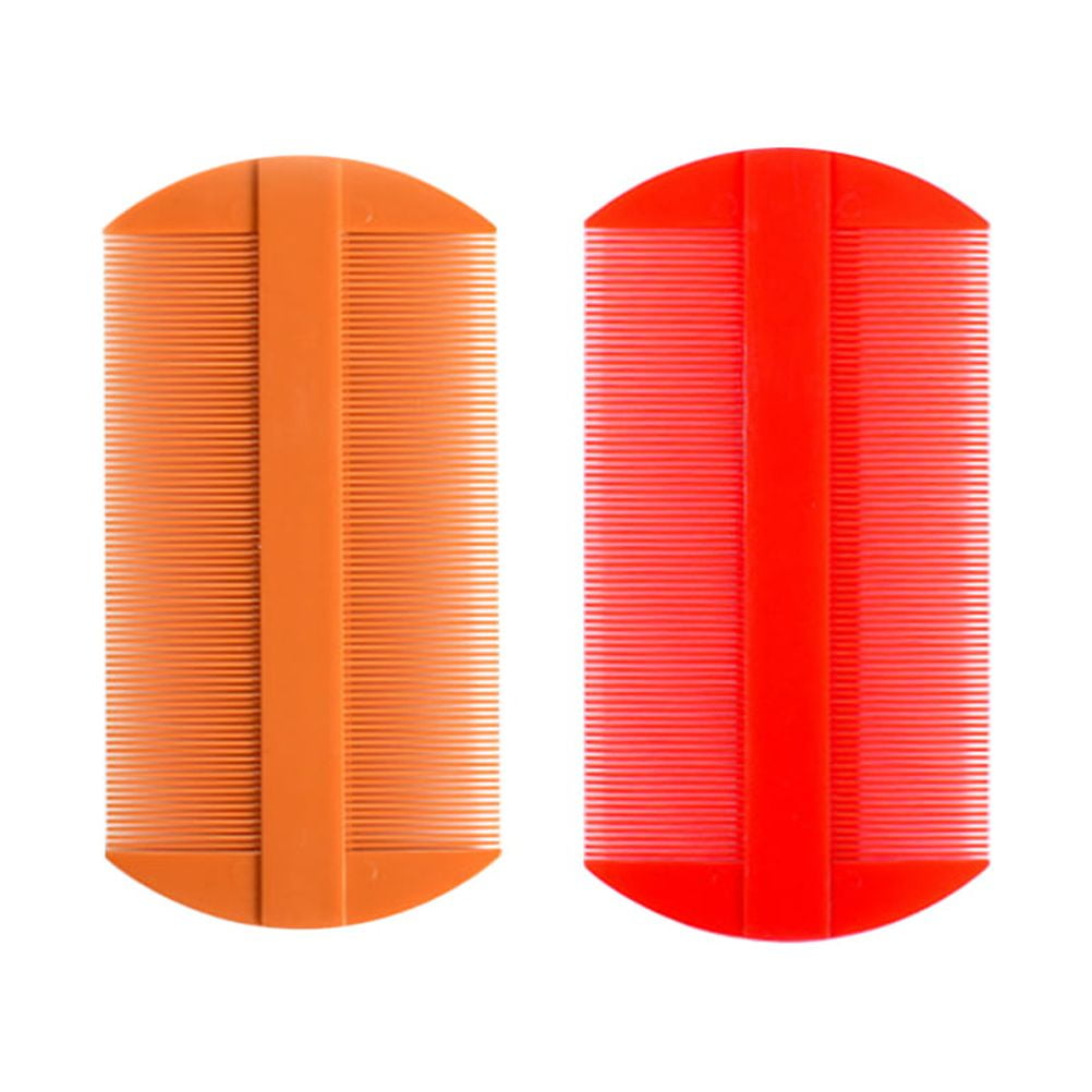 Qiushaoyue 8pcs Plastic Double-sided Combs Dogs Cats Flea Combs Lice ...