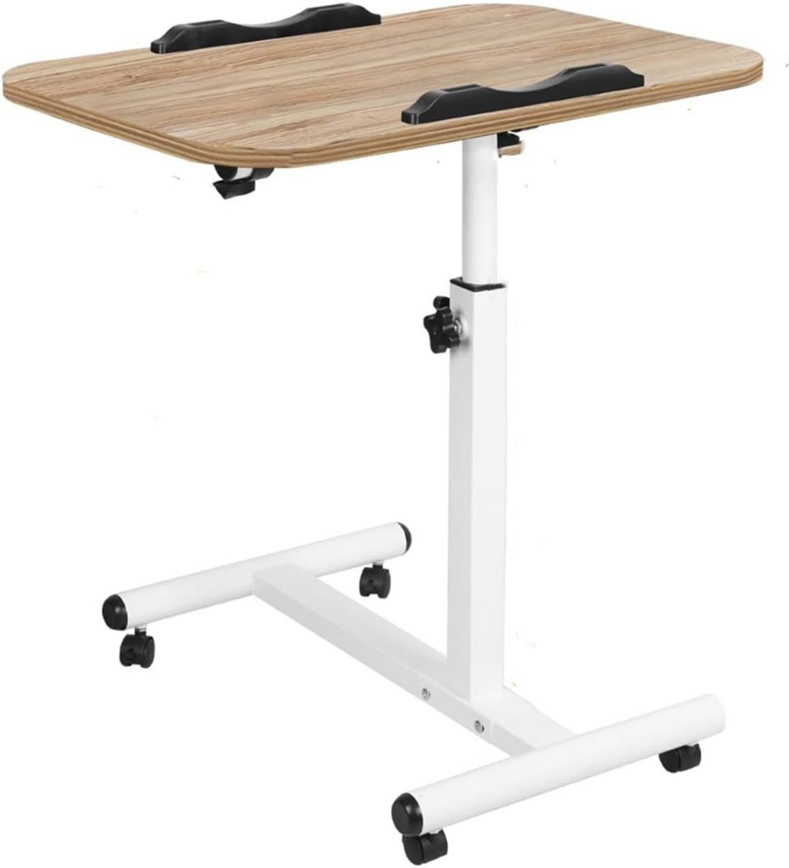 Qiushi 23.6 Inch Mobile Standing Desk, Height Adjustable Rolling Laptop ...