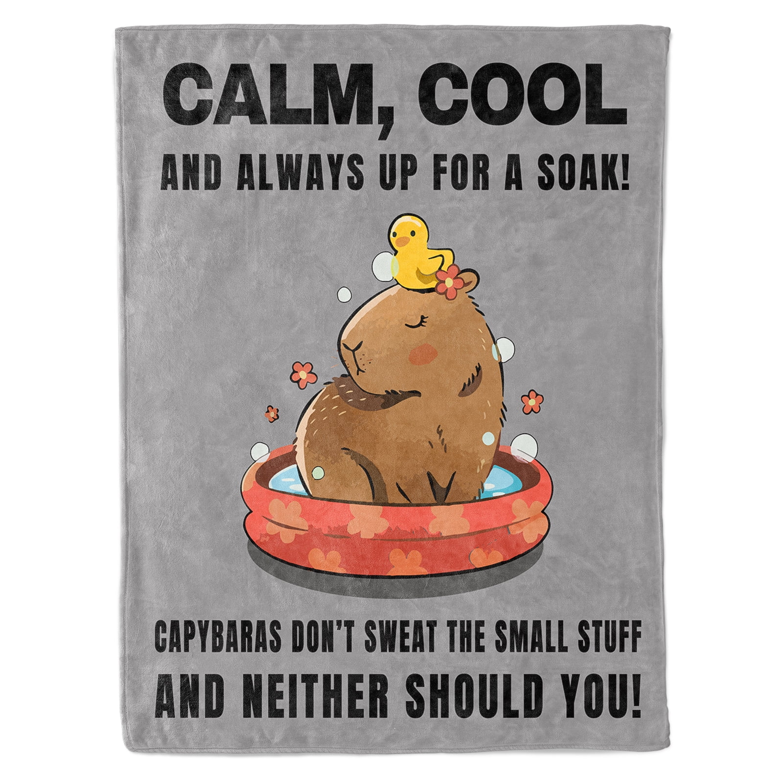 Qiushi Capybara Blanket Capybara Gifts, Capybara Stuffed Animals ...