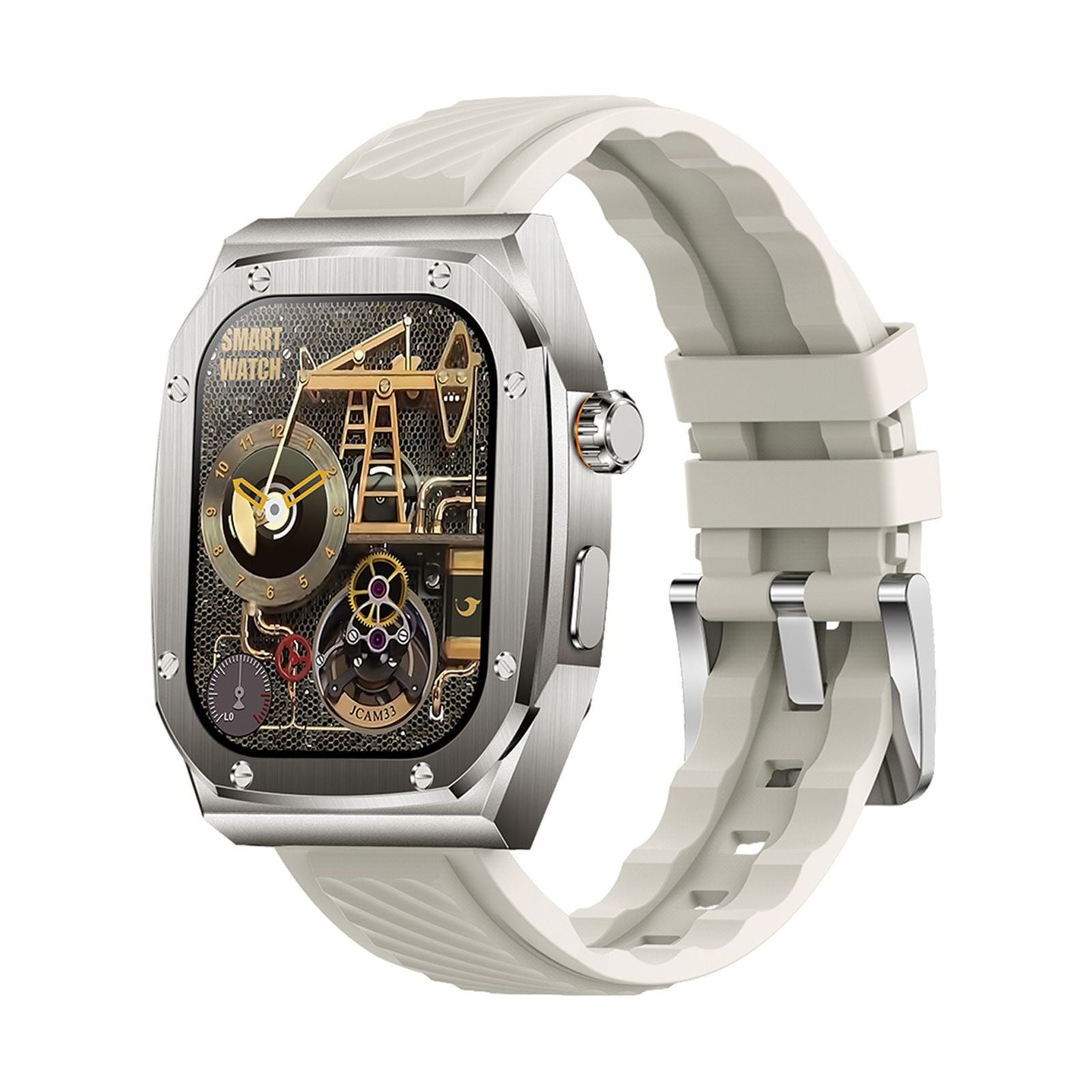 QiwagFerng 2024 New Smart Wearable Watch Multifunction HD Rectangular ...