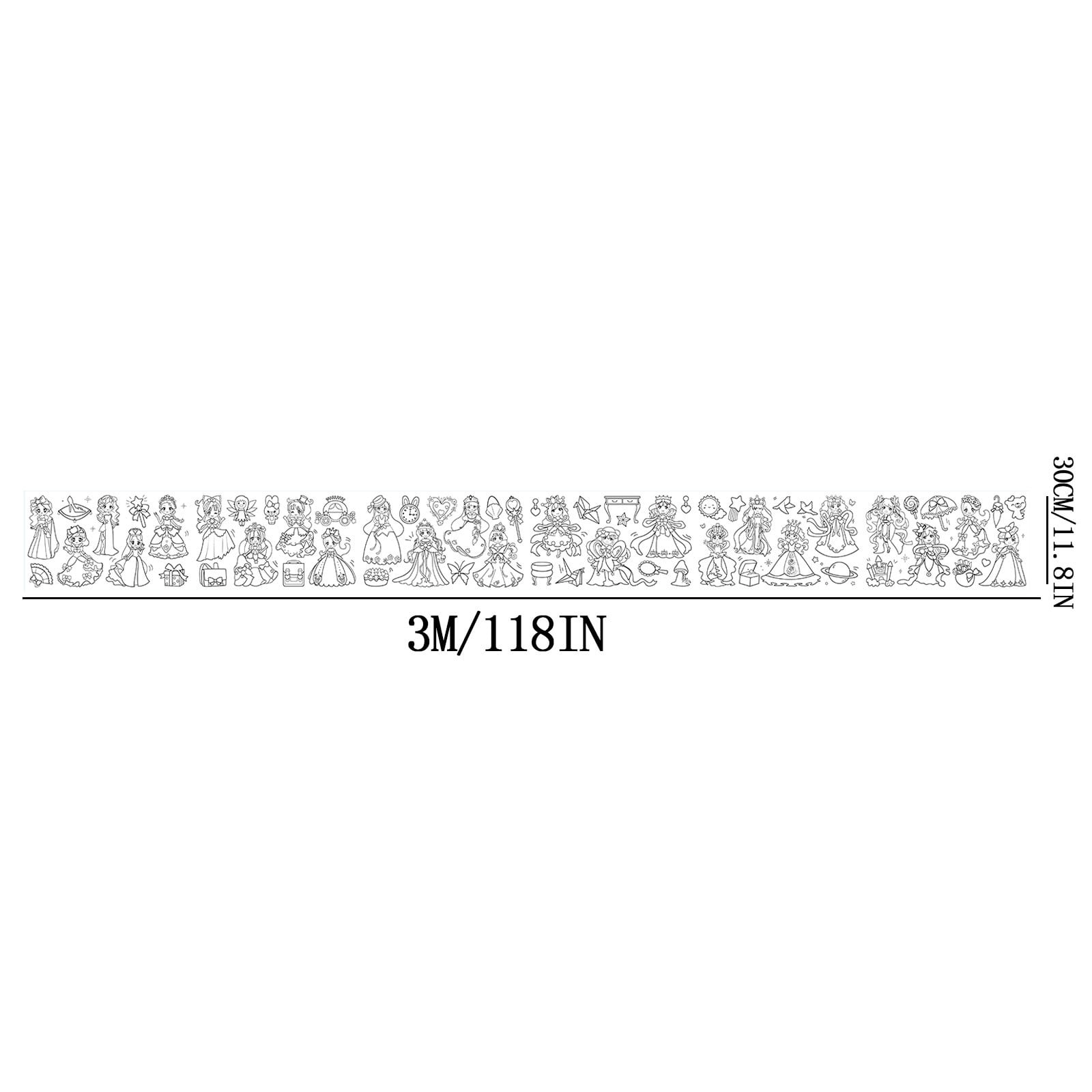 QiwagFerng Graffiti Picture Scroll Attached Wall Painting Paper Draw ...