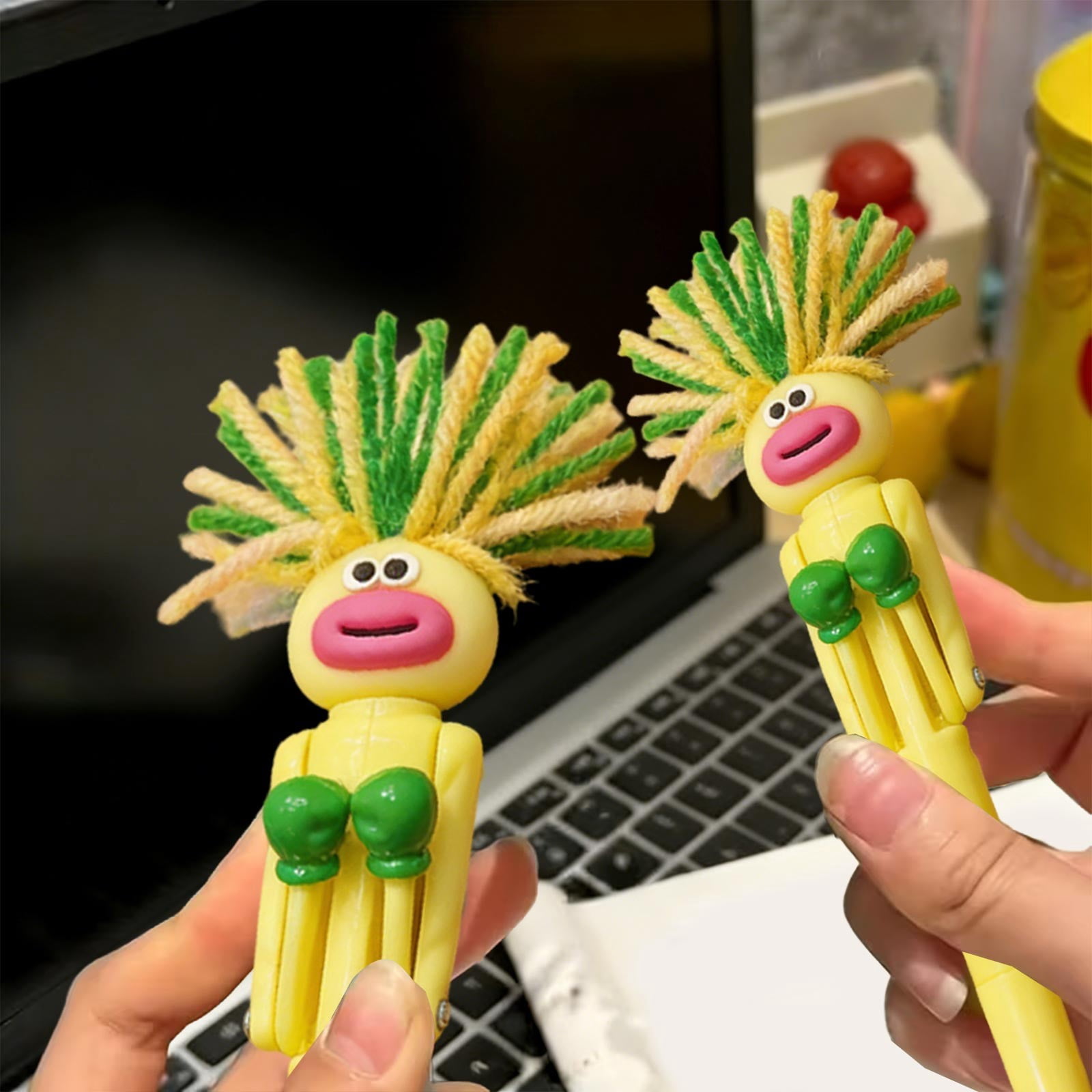 Qiweii 1.0mm Black Ink Refill Fun Creative Design for Daily Writing ...