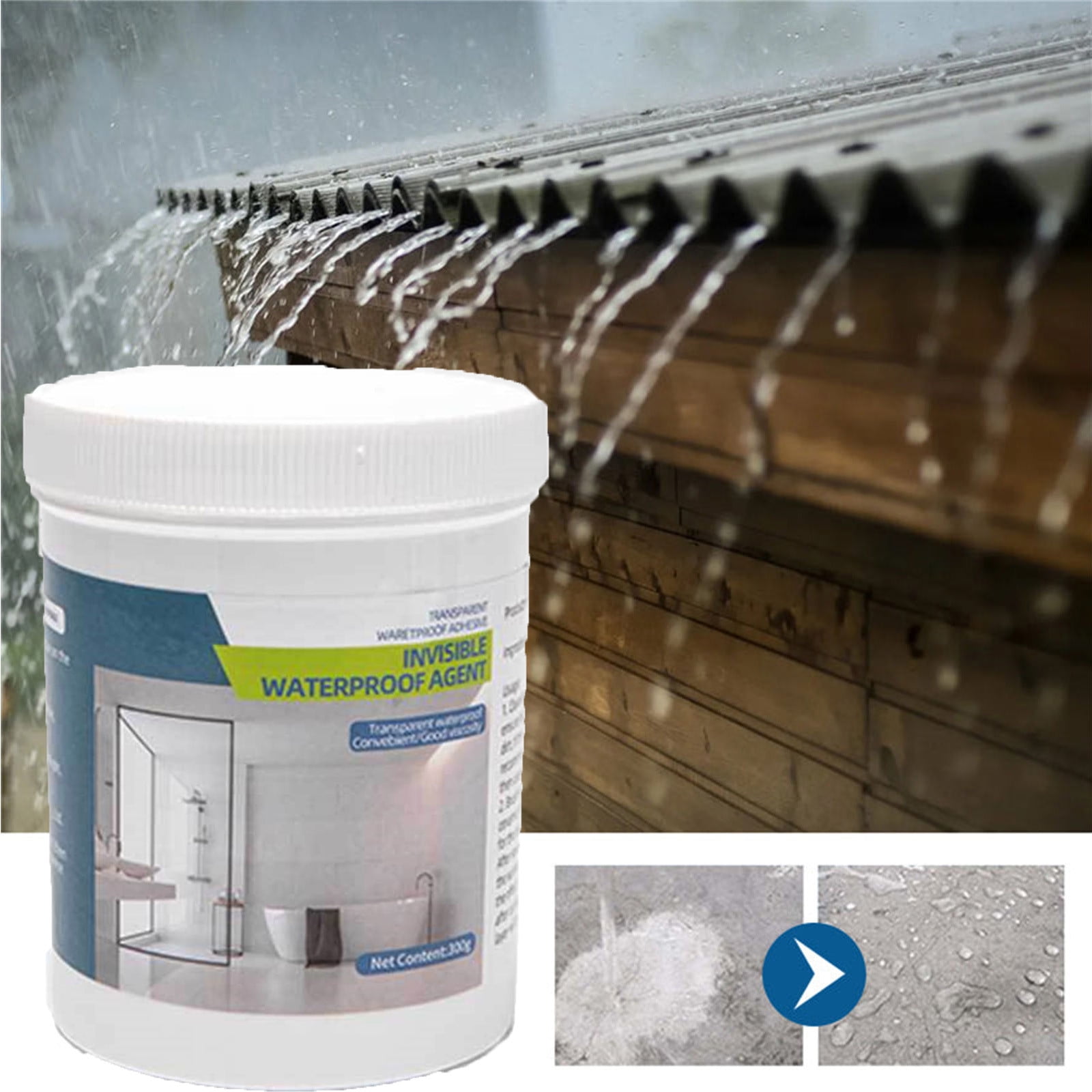 Qiweii 100ml Tile-Penetrant Polyurea Coating, Transparent No-Drill ...