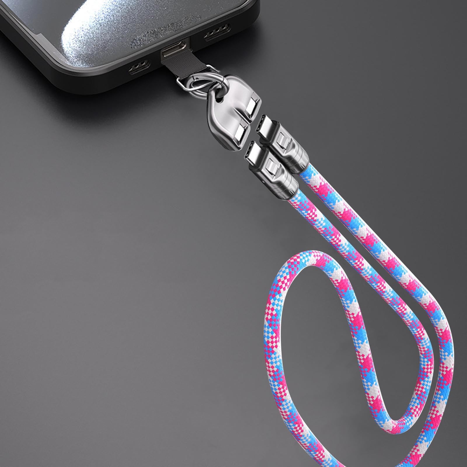 Qiweii 2-in-1 Charging Cable with Bracelet! 240W Ultra-Fast USB C to C ...