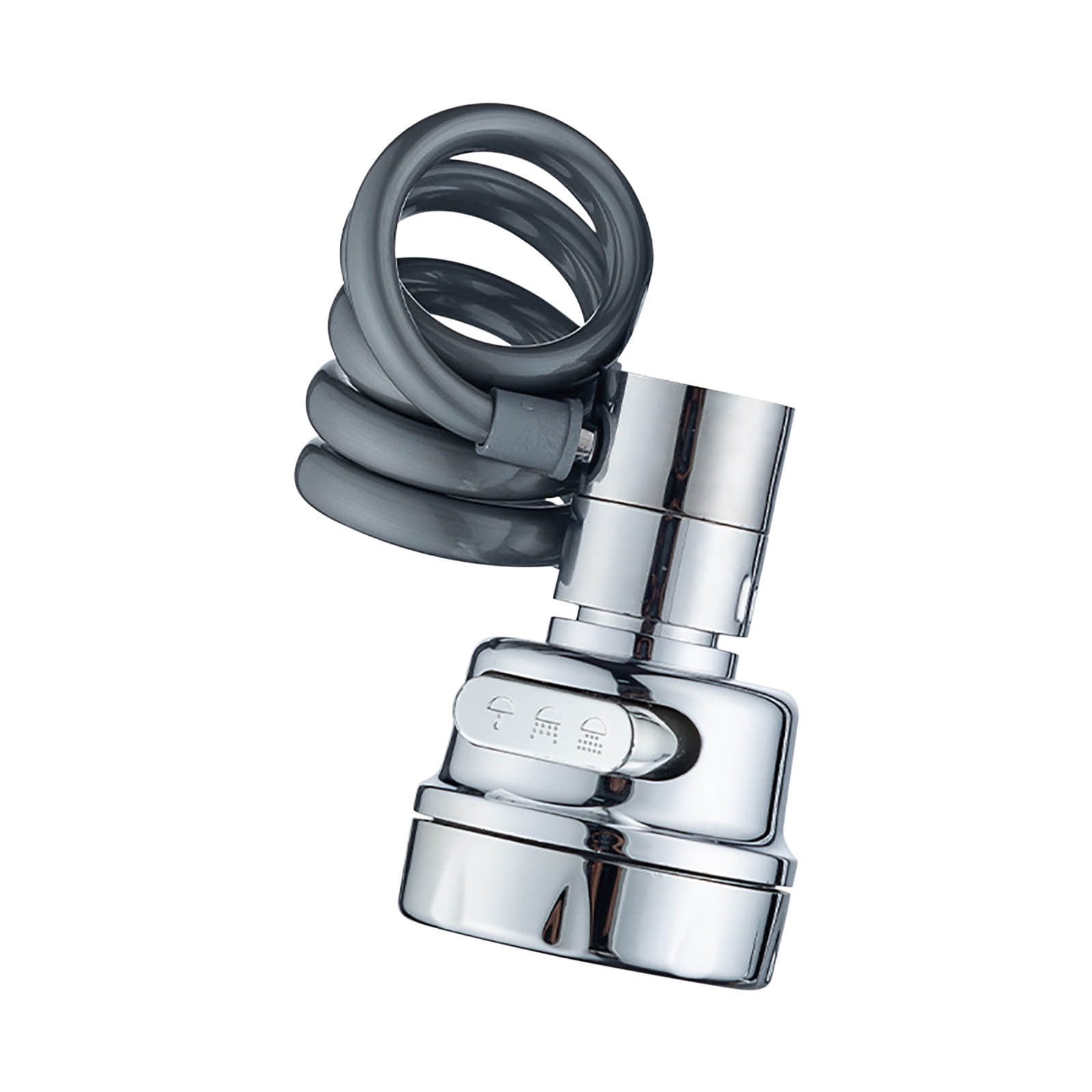 Qiweii 3 Gear Retractable Faucet Extender，360 Degree Rotating Aerator ...
