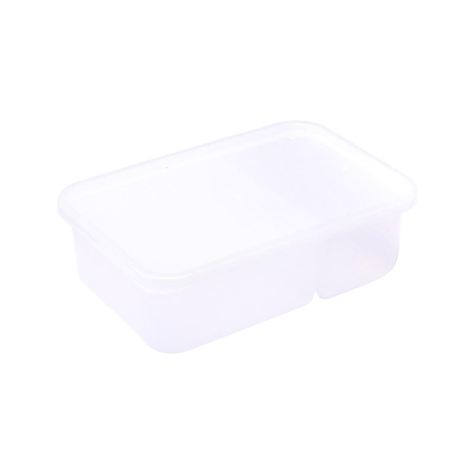 Qiweii Airtight Food Storage Container with Clear Soft Lid，Divided ...