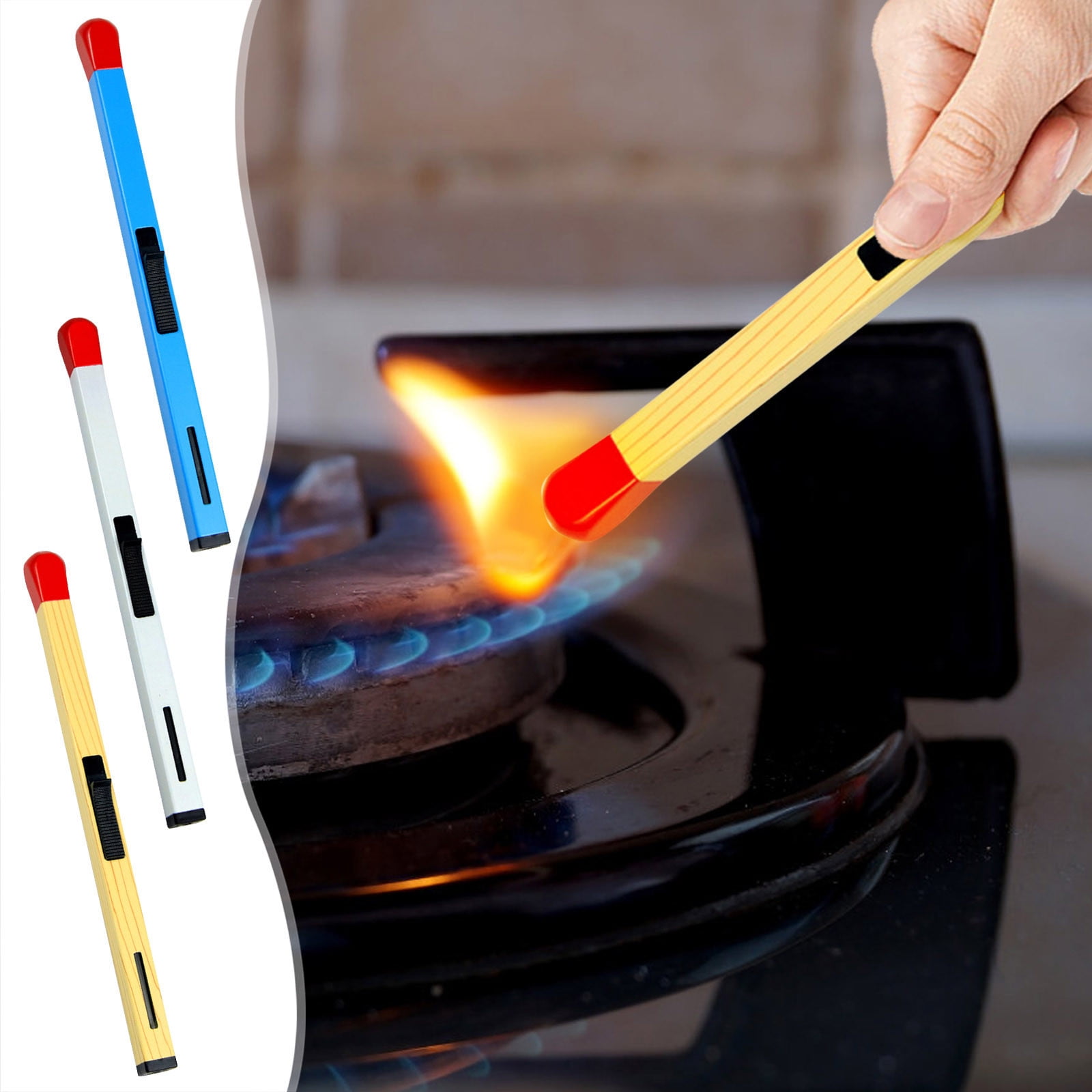 Qiweii Alloy and Aluminum Tube Refillable Open Flame Lighters Novel ...