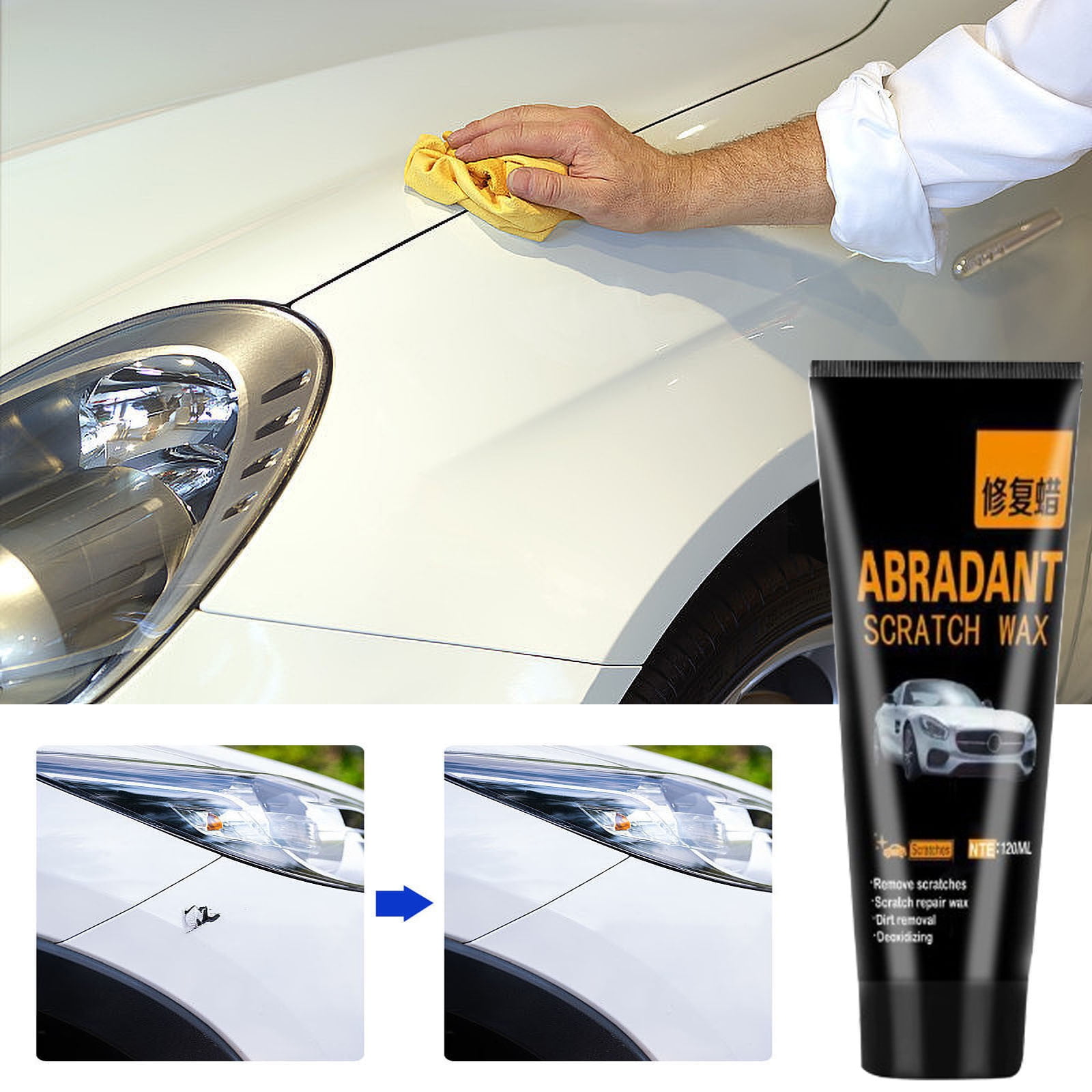 Qiweii Car Scratch Repair Paste Car Maintenance And Refurbishment Paint ...