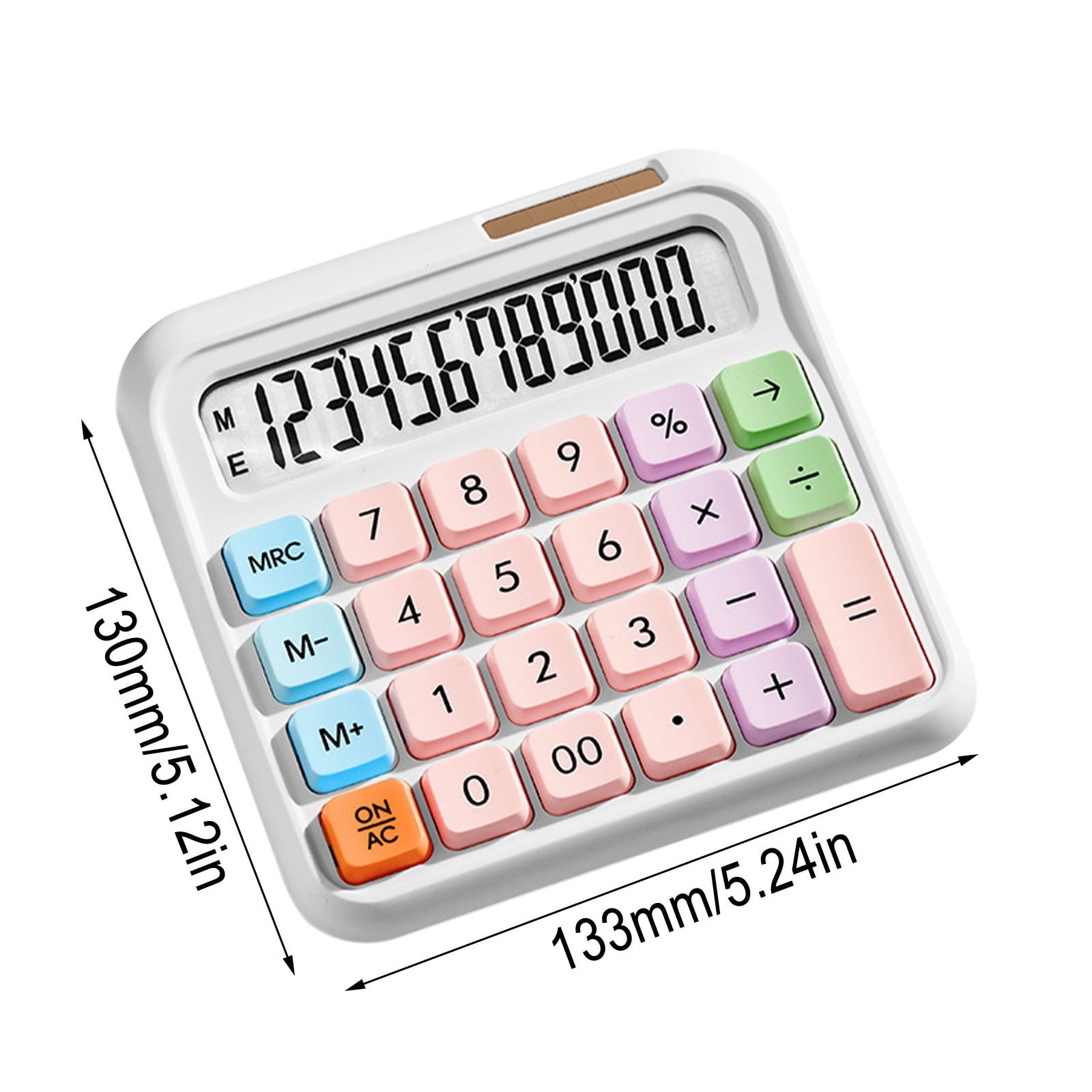 Qiweii Compact Desktop Calculator，12 Digit Large Screen Calculator，Home ...