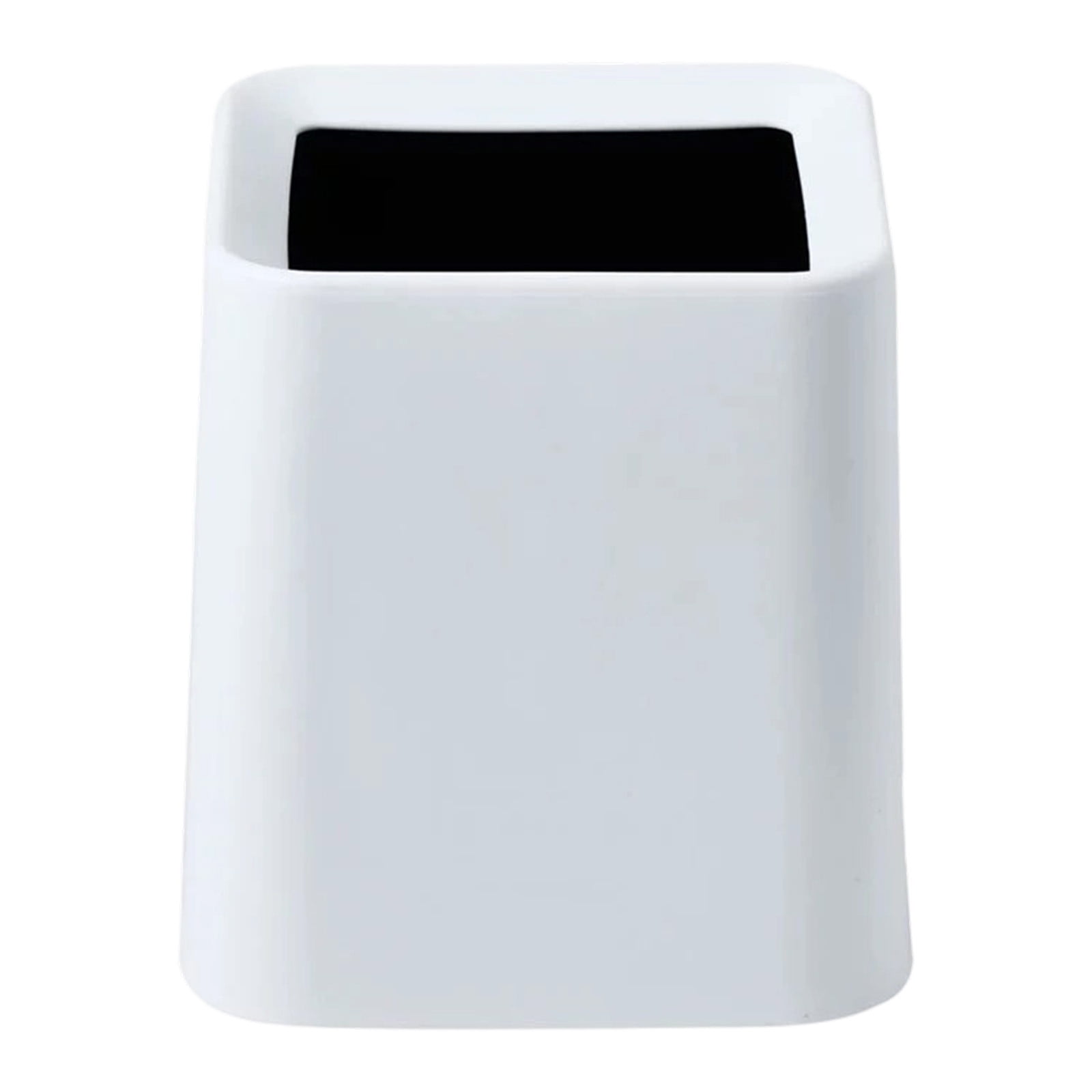 Qiweii Deluxe Compact Desktop Trash Can，Stylish Waste Bin for Study ...