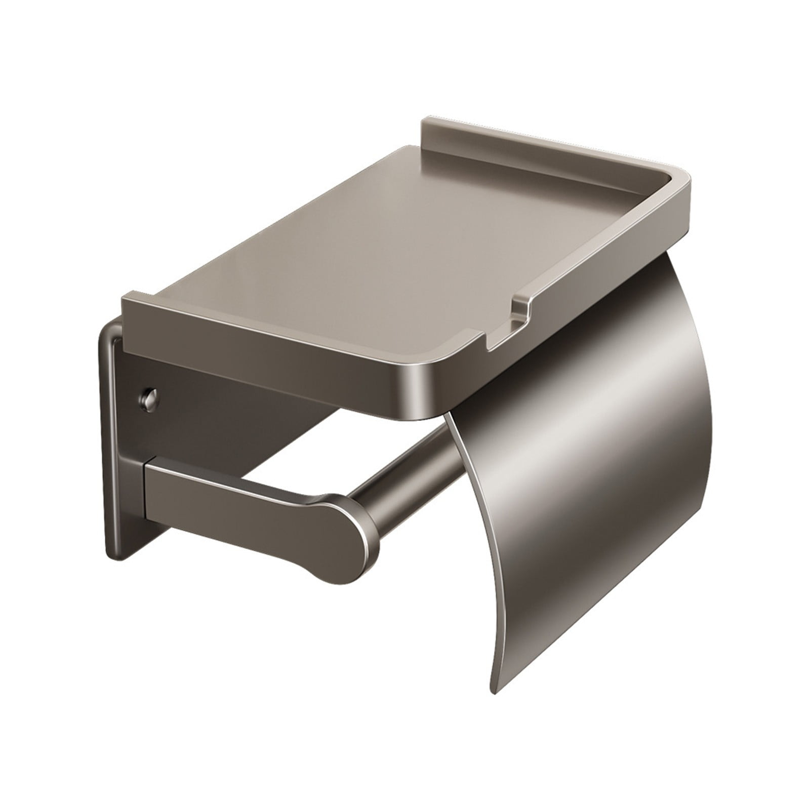 Qiweii Drill Free Waterproof Toilet Paper Holder for Bathroom，Wall ...