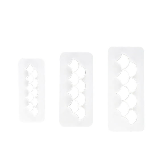 Qiweii Geometric Shape Multi Function Cookie Cutter Set，DIY Baking Tool ...