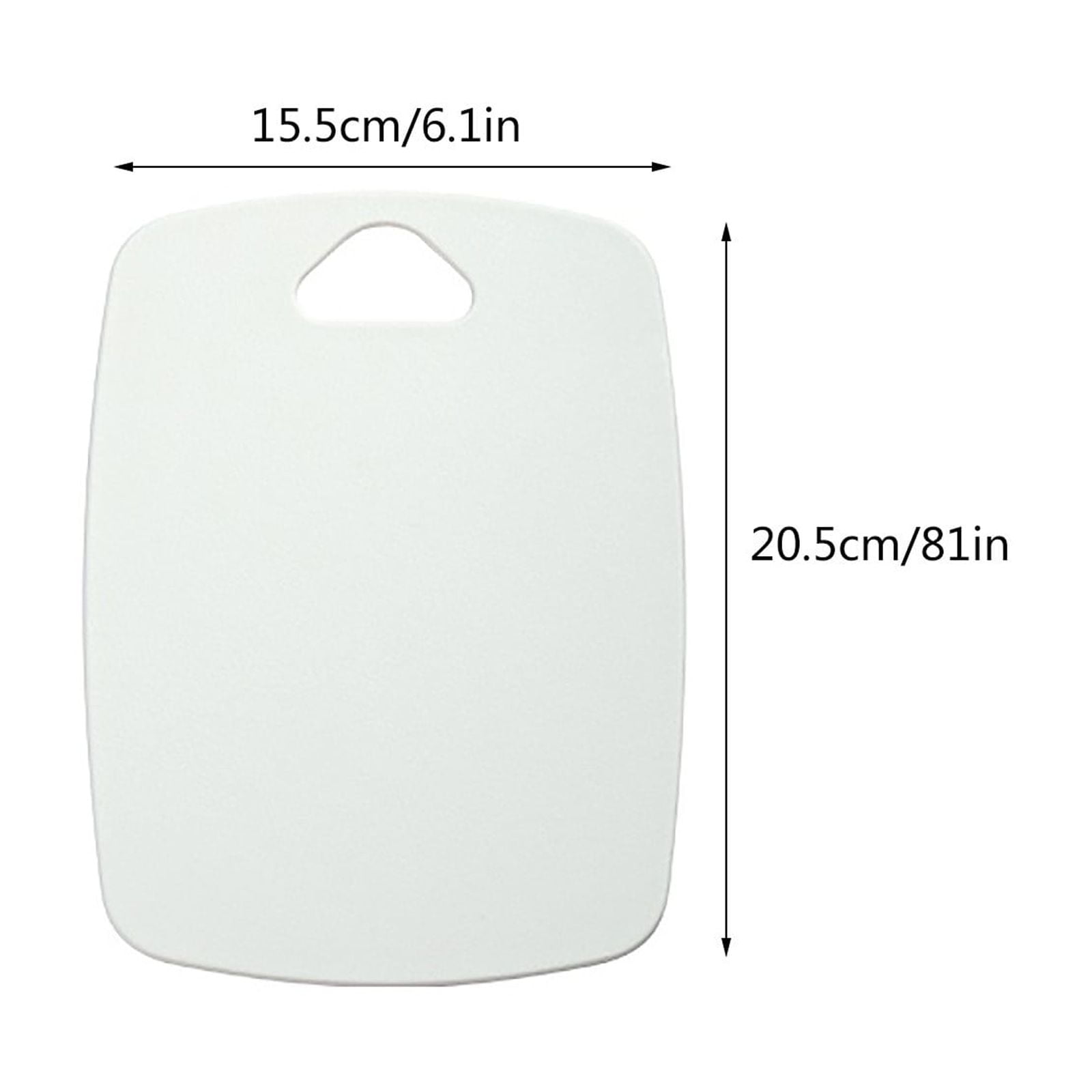 Qiweii Plastic Cutting Board Set of 3, Cutting Boards for Kitchen,Thick ...