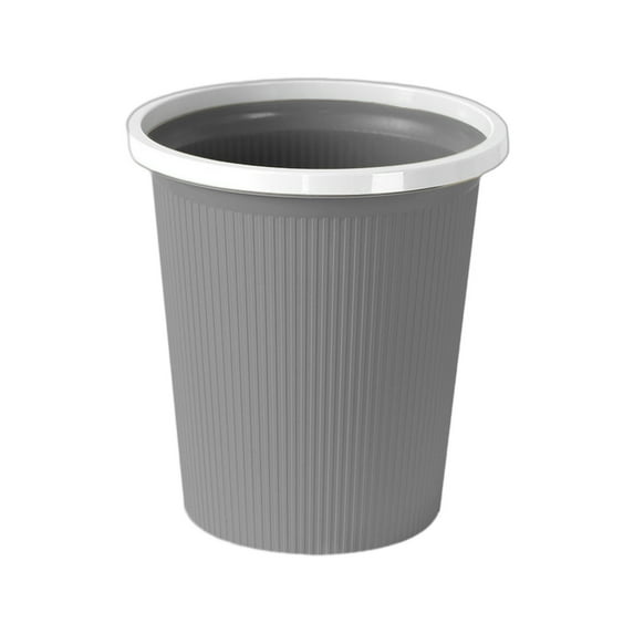 Qiweii Pressure Ring Trash Can，Compact Wastebasket for Bathroom Bedroom ...
