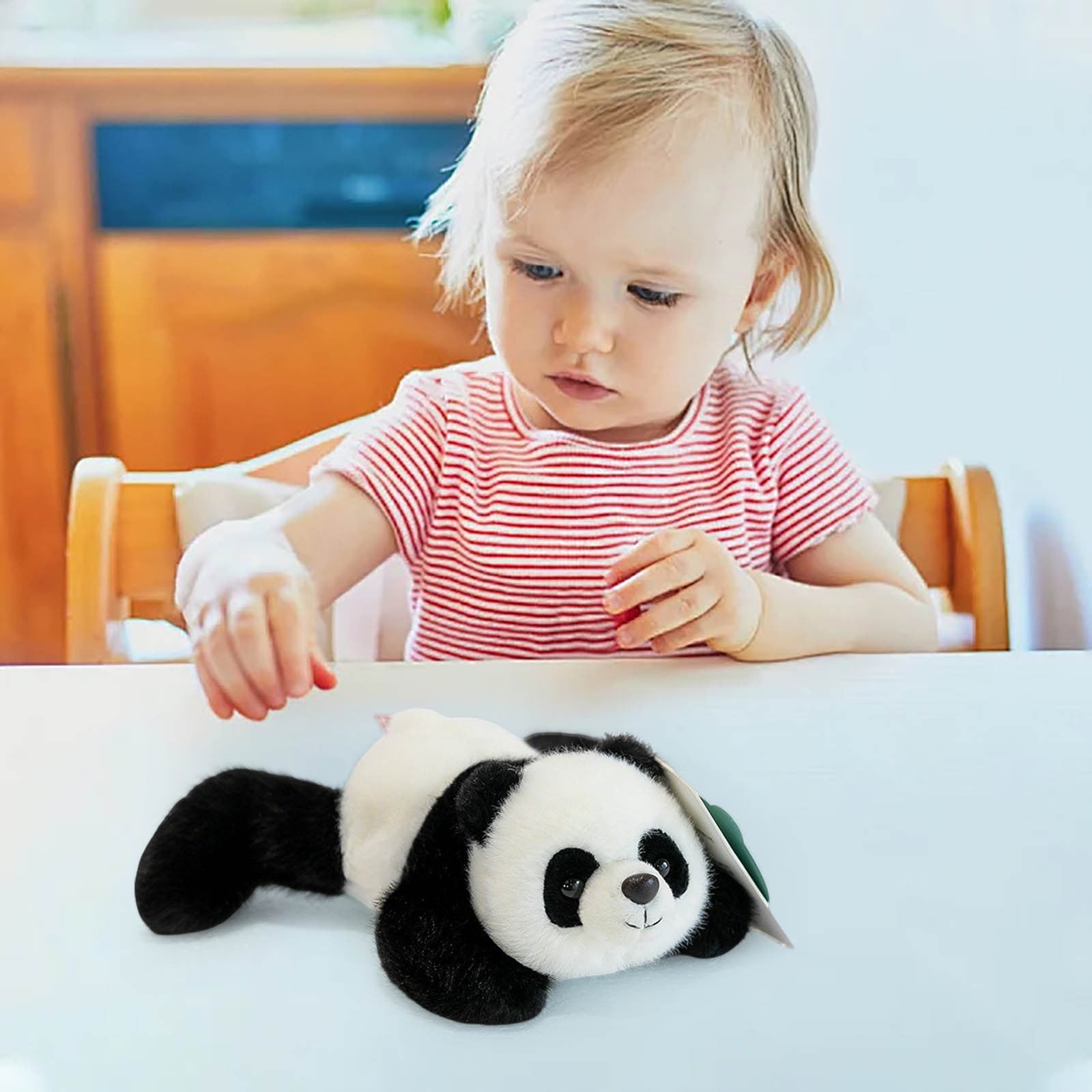 Qiweii Realistic Animal Hand Puppet Toy, Soft Plush Stuffed Doll ...
