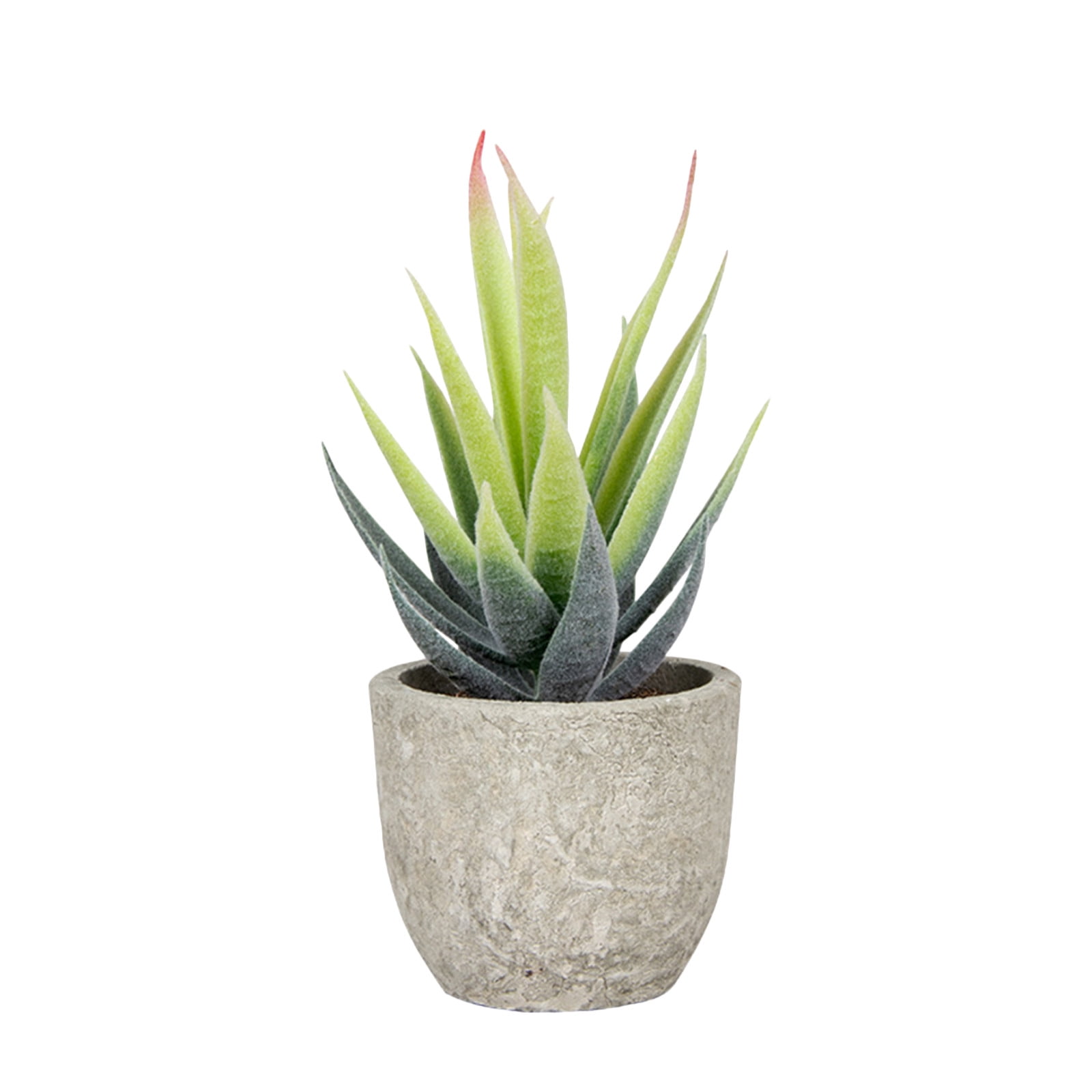 Qiweii Simulation Flocking Eagle Claw Aloe Vera Pulp Potted Plant ...