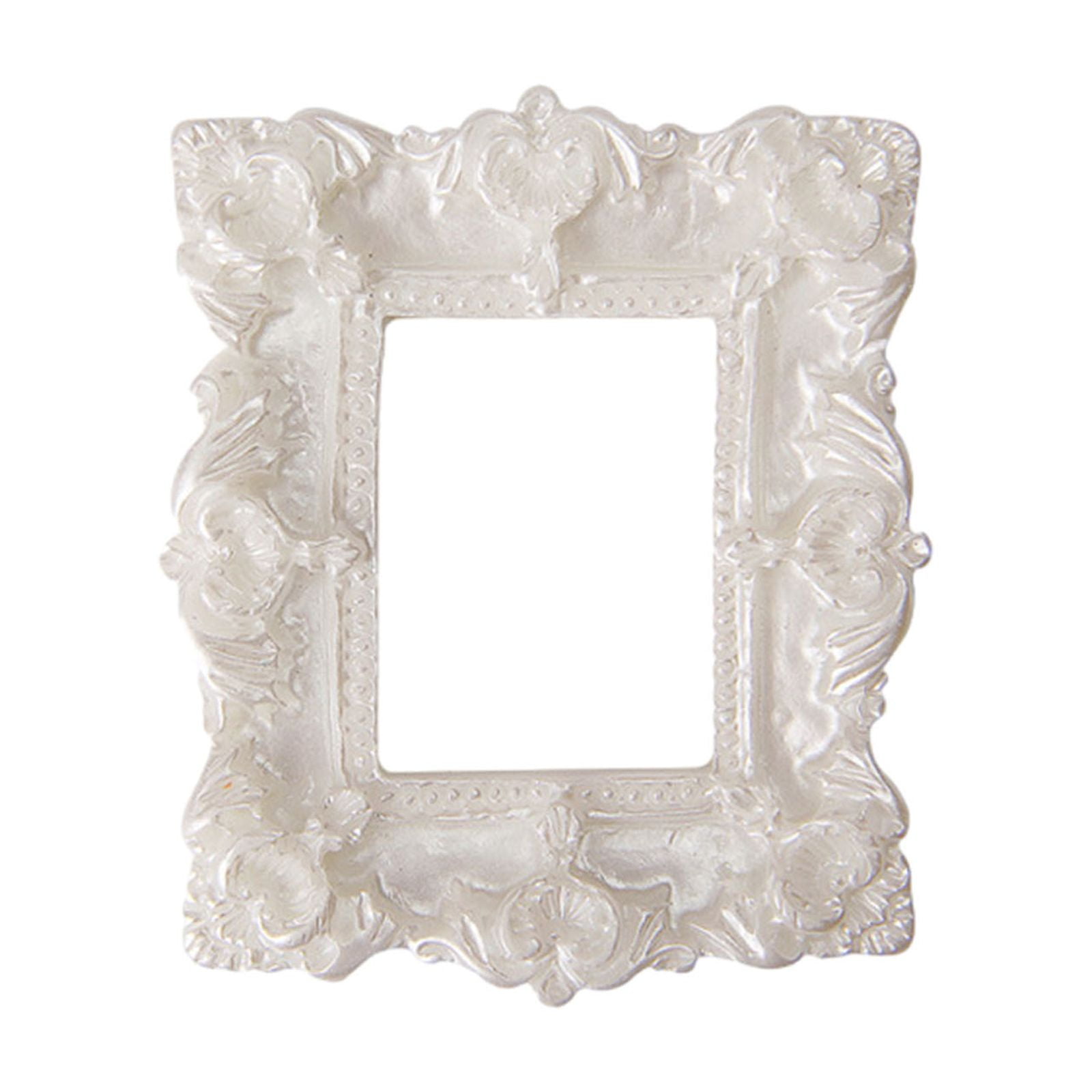 Qiweii Vintage Mini House Photo Frame Storage Rack，Antique Style ...