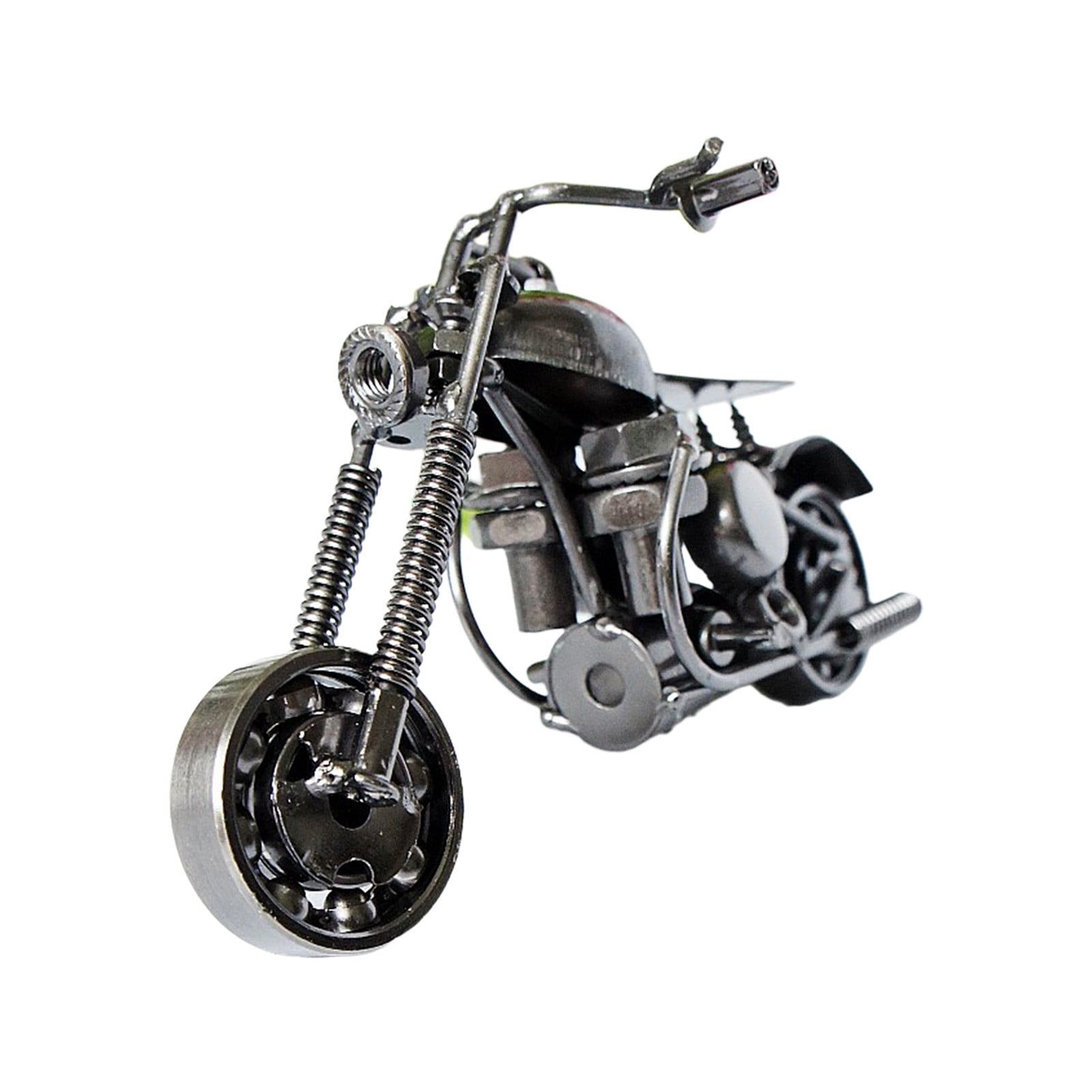 Qiweii Vintage Style Handmade Metal Motorcycle Craft Model，Retro ...