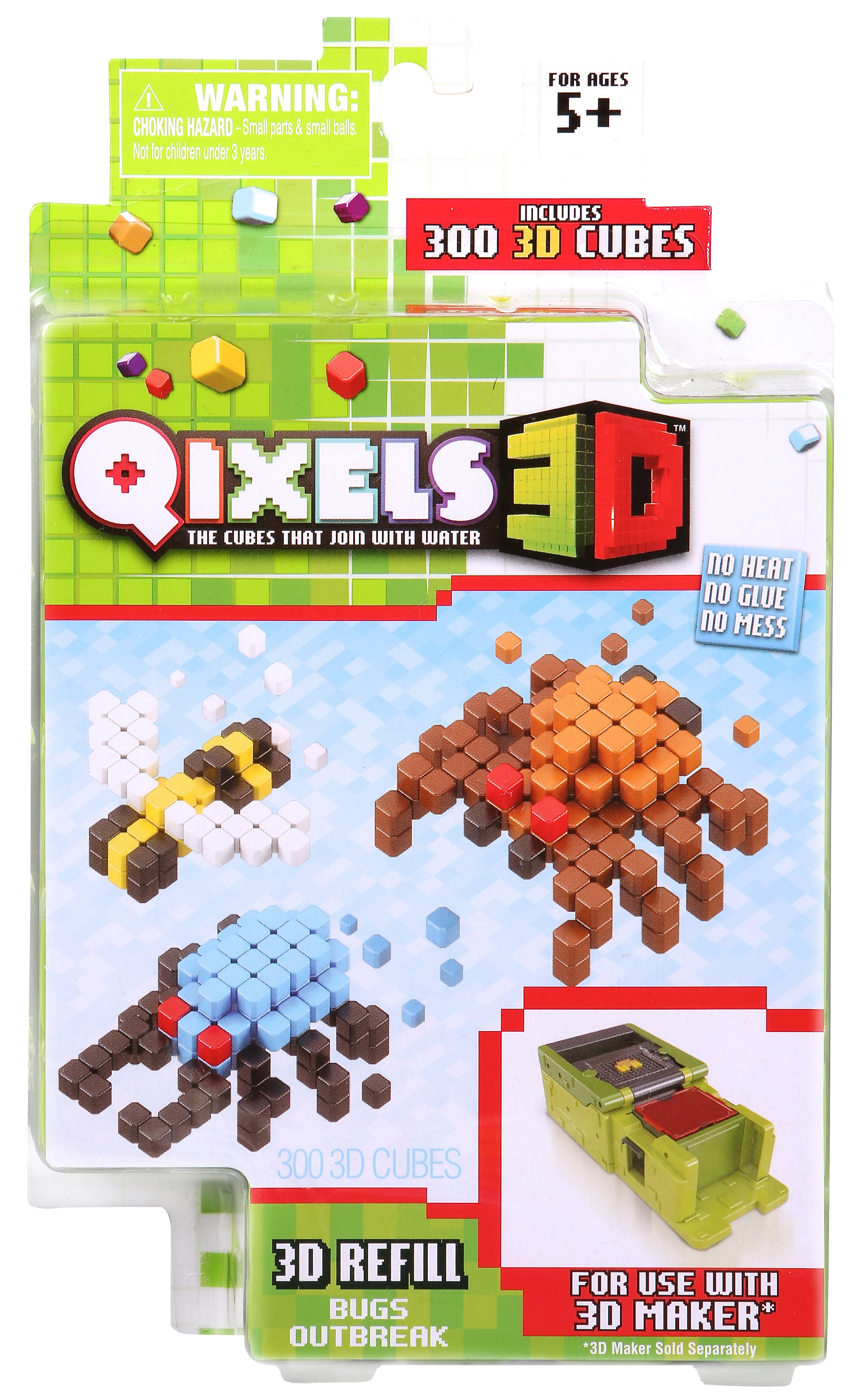 Qixels 3D Refill Pack - Bugs Outbreak - Walmart.com