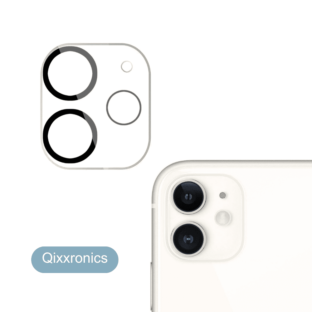 Qixxronics Camera Lens Protector for iPhone 11 Clear Tempered Glass ...