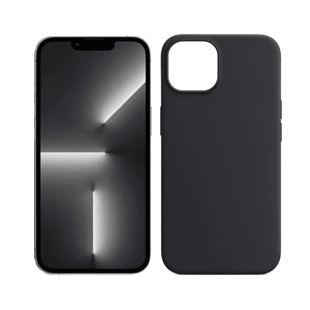 Qixxronics for iPhone 14 Silicone Case Shock-Absorbent Slim Protective ...