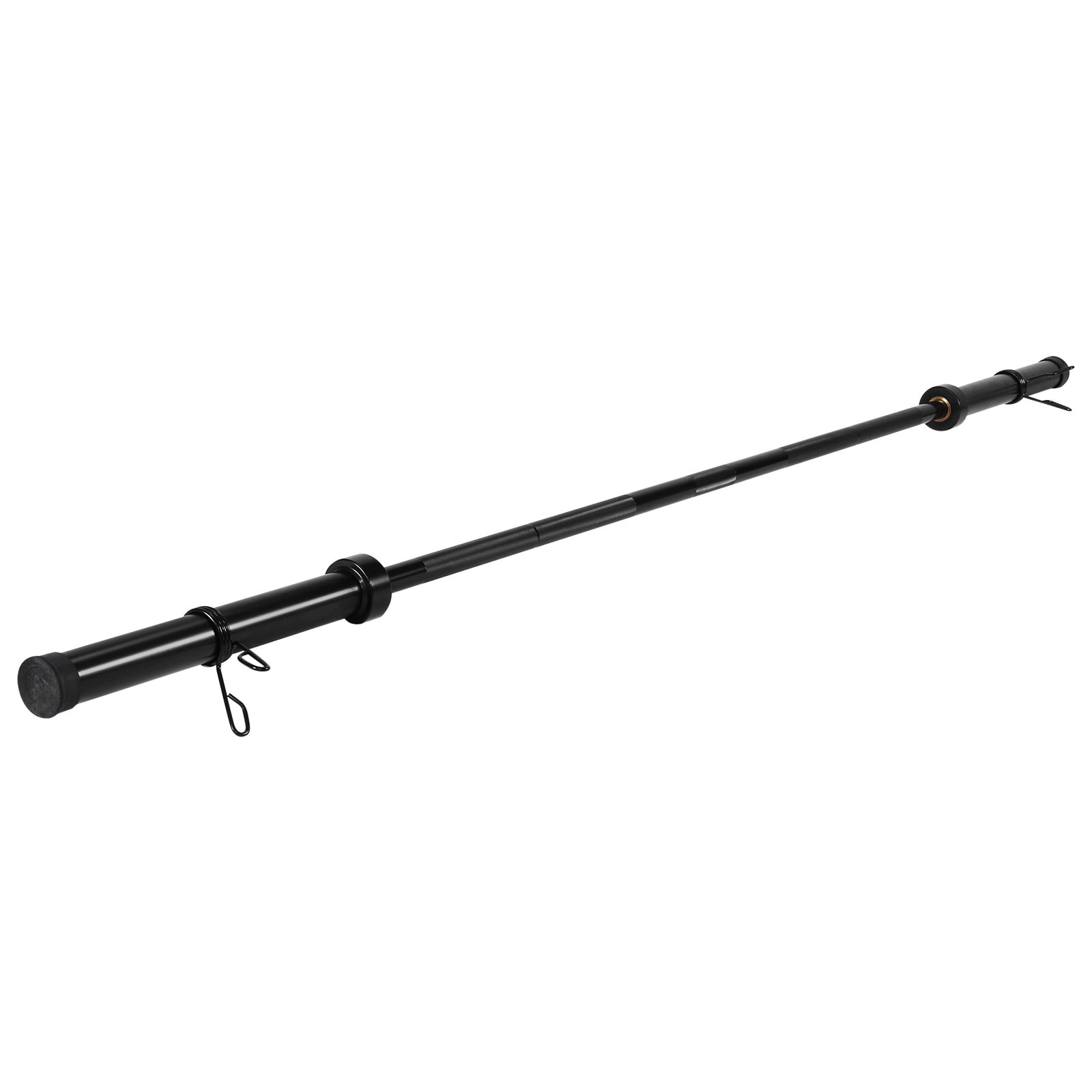 Qiyester 2.2m Power Barbell Bar with 2 Spring Collars Universal ...