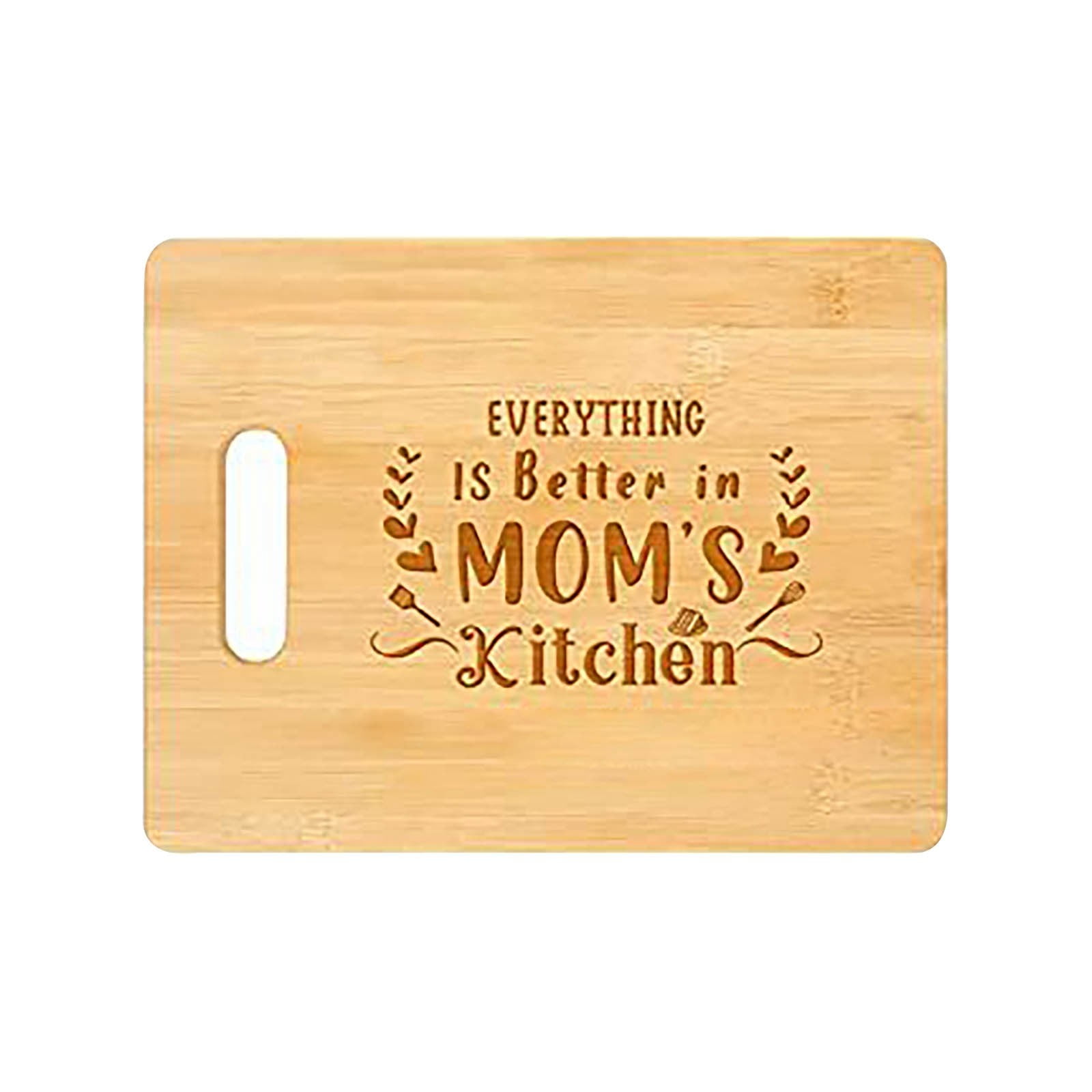 Qiyifuwang Mother's Day Wooden Chopping Board Engraved Commemorative ...