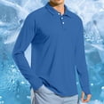 Qiyinn Men's Long Sleeve Golf Polo Shirt UPF 50+ Lightweight Sun ...