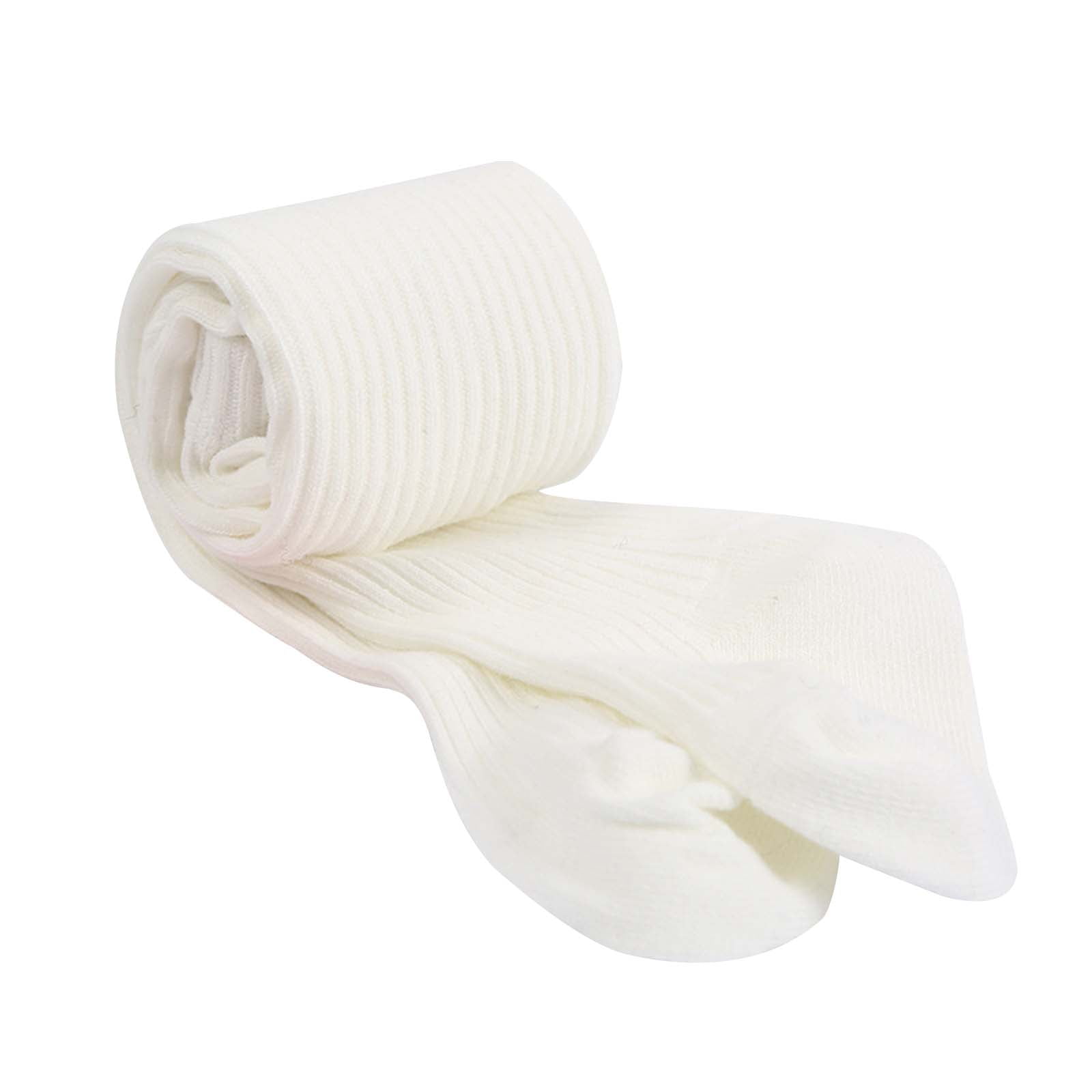 Qiylii Girls Knit Cotton Tights Thread Crochet Pantyhose Warm Ribbed ...