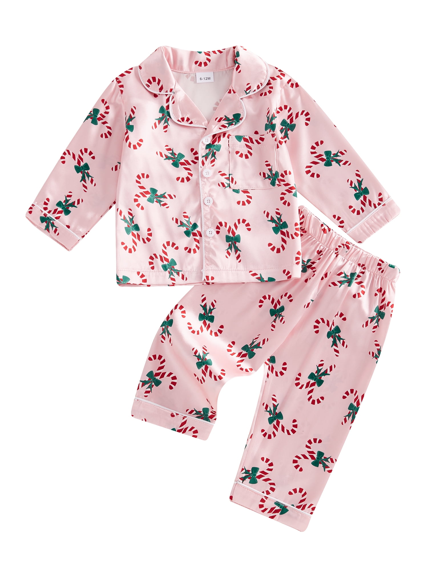 Qiylii Kids Toddler Girls Christmas Pajamas Set 12 18 24 Months 2T 3T ...